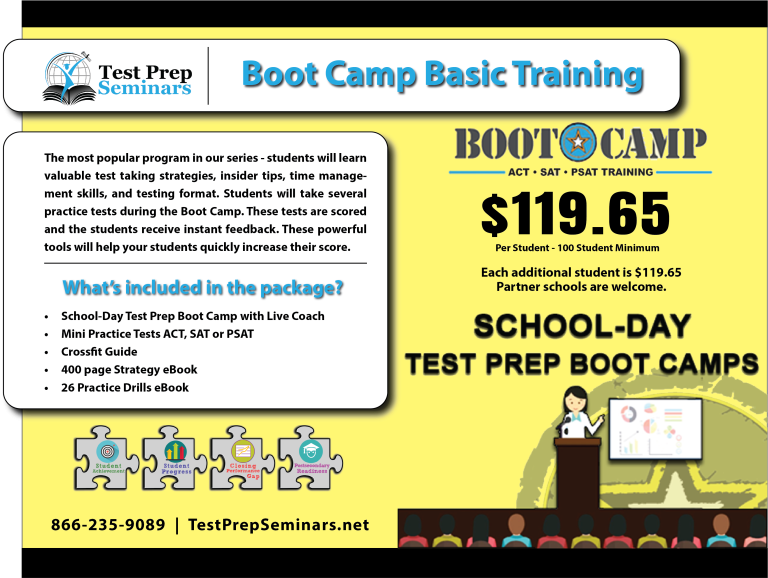 SAT® Boot Camps - Test Prep Seminars